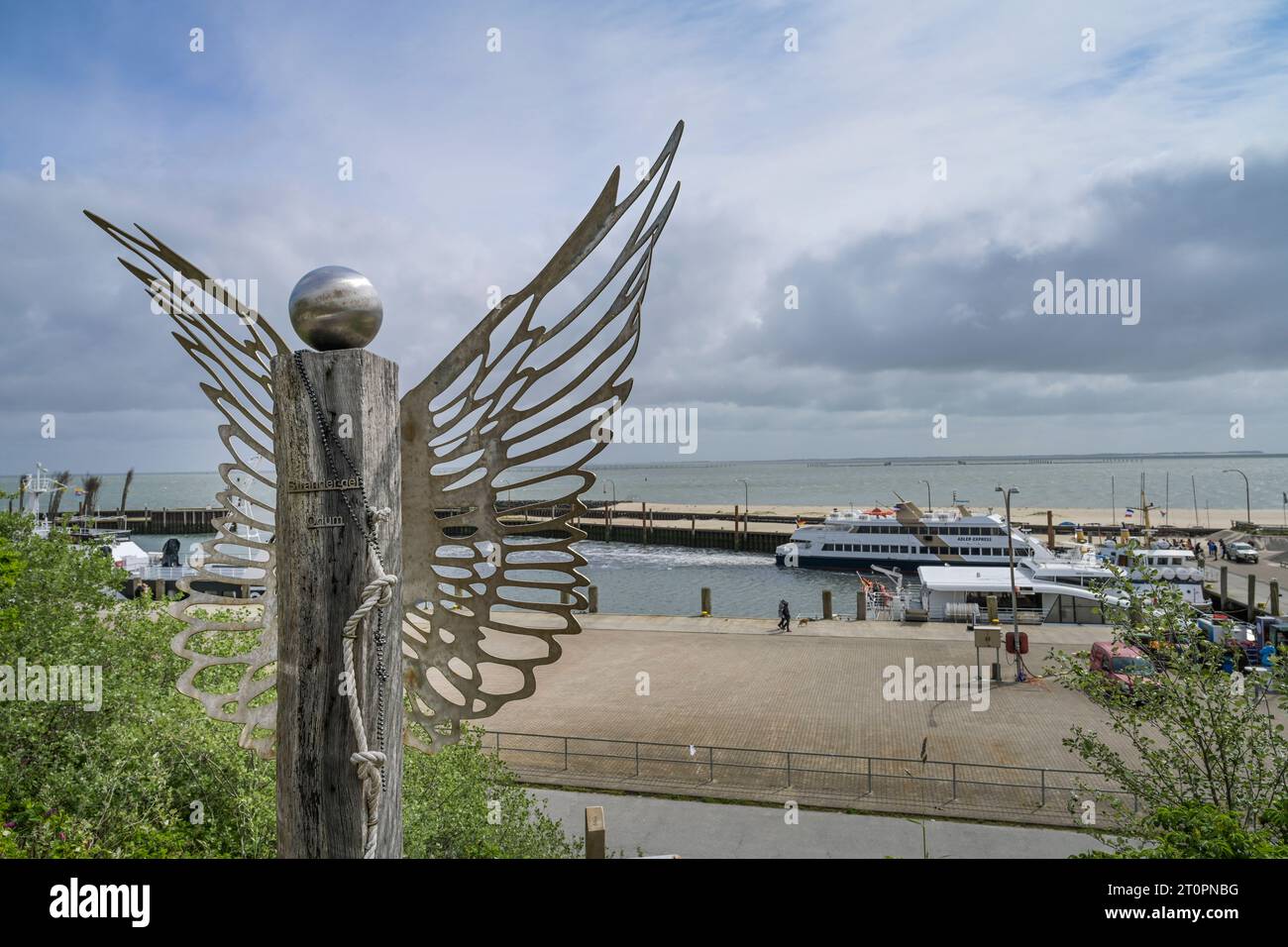 Strandengel Odum, Hafen, Hörnum, Sylt, Schleswig-Holstein, Deutschland ...