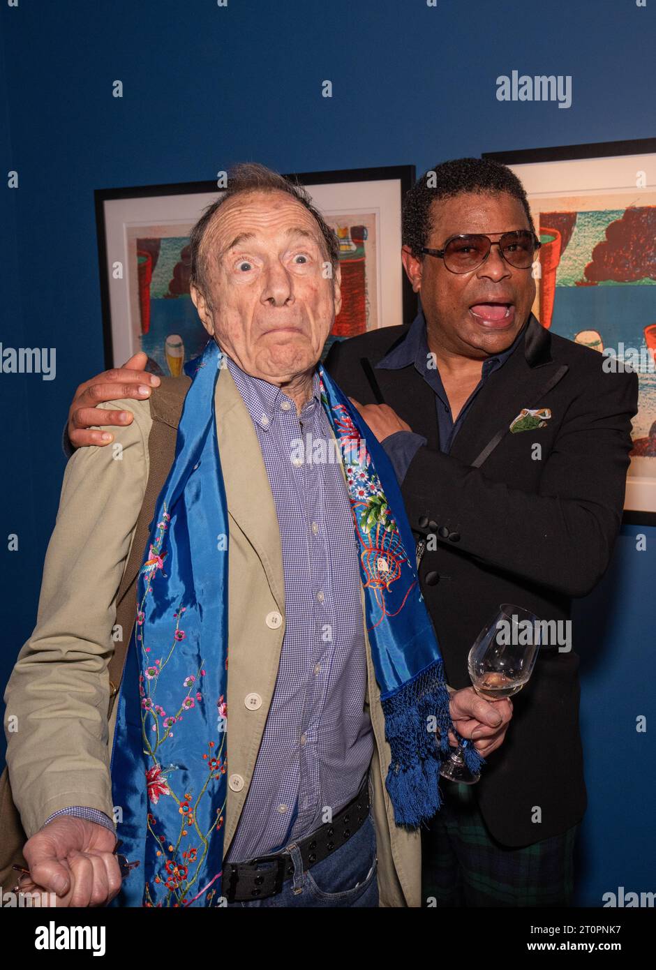 Anthony Haden Guest and George Wayne attends the party for George Wayne ...