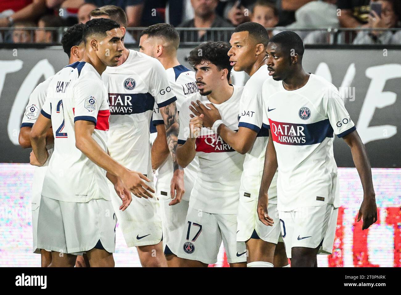Rennes, France, France. 8th Oct, 2023. Vitor MACHADO FERREIRA (Vitinha ...