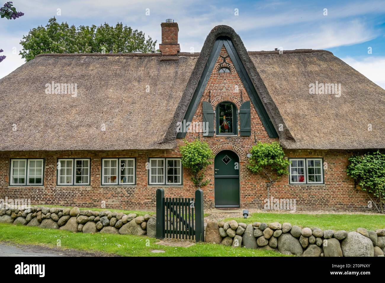 Altes Wohnhaus, Erich Johannsen Wai, Keitum, Sylt, Schleswig-Holstein ...