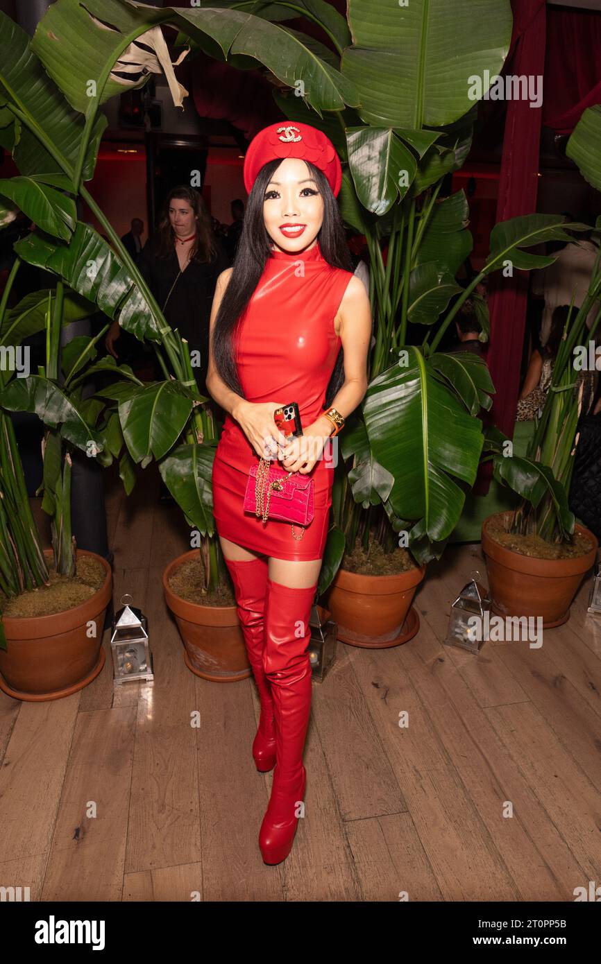 Dechen Dechingy attends the party for George Wayne's Downtown 100 2023 ...
