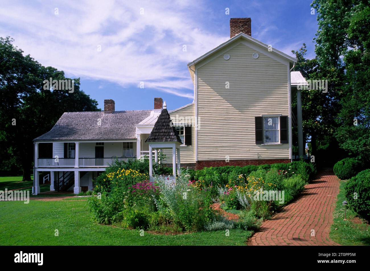 Estate house, Ash Lawn-Highland (Monroe estate), Virginia Stock Photo ...