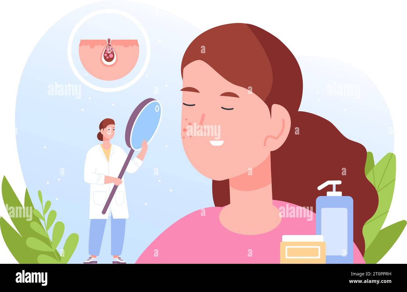 Skin, pigment, problem Cut Out Stock Images & Pictures - Alamy