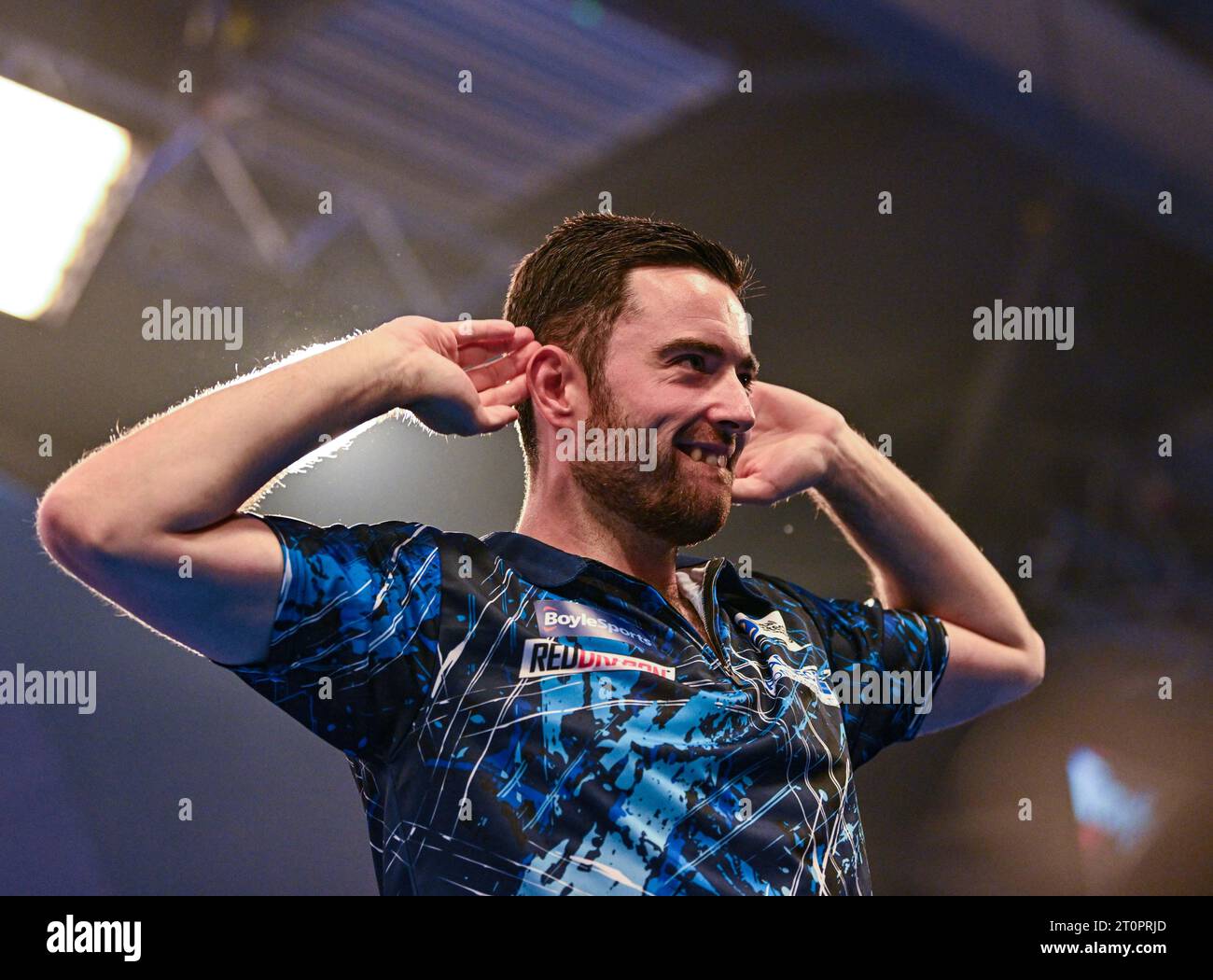 Morningside Arena, Leicester, UK. 8th Oct, 2023. 2023 PDC BoyleSports ...