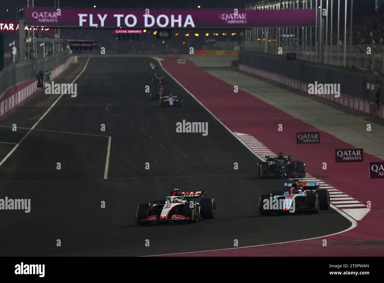 Doha, Qatar. 08th Oct, 2023. Nico Hulkenberg (GER) Haas VF-23 and ...