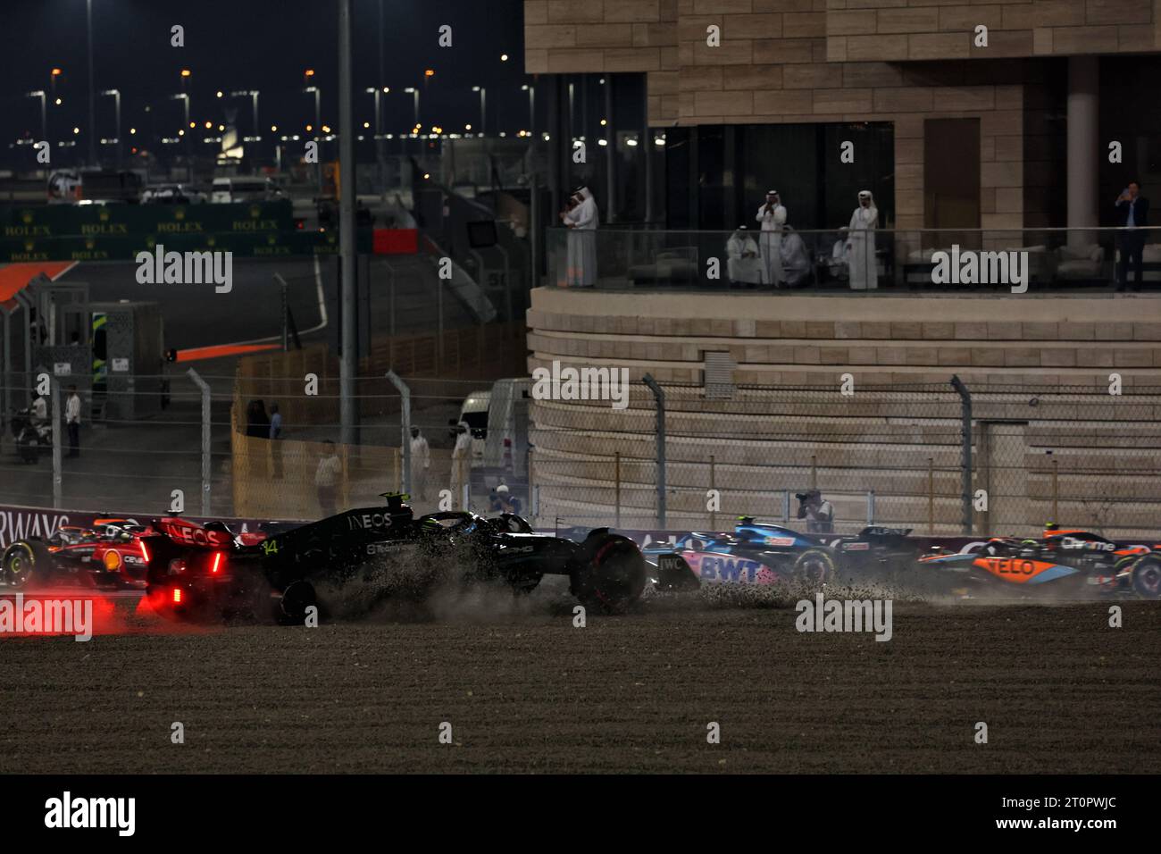 Doha, Qatar. 08th Oct, 2023. Lewis Hamilton (GBR) Mercedes AMG F1 W14 ...
