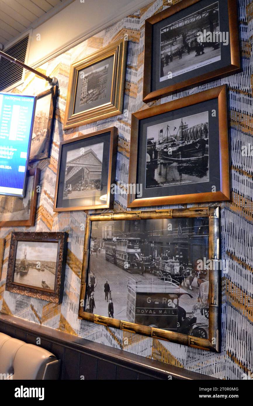 bw photos of a bygone age in manchester, UK Stock Photo - Alamy