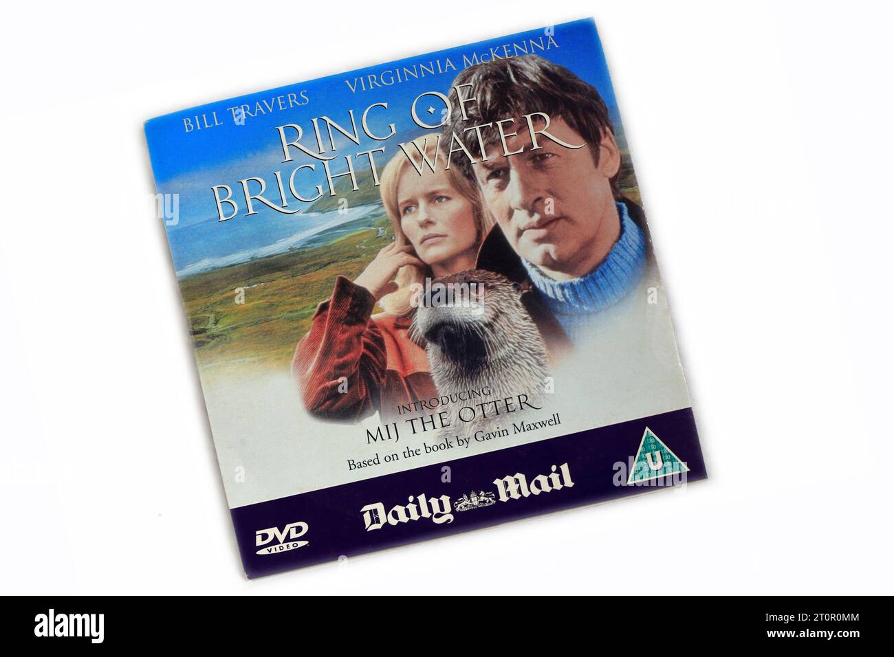 Ring of Bright Water DVD card case on light background Stock Photo - Alamy