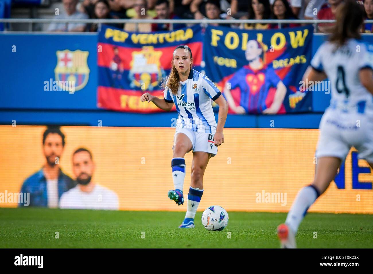 Barcelona, Spain. 08th Oct, 2023. Emma Ramirez (Real Sociedad Fem ...
