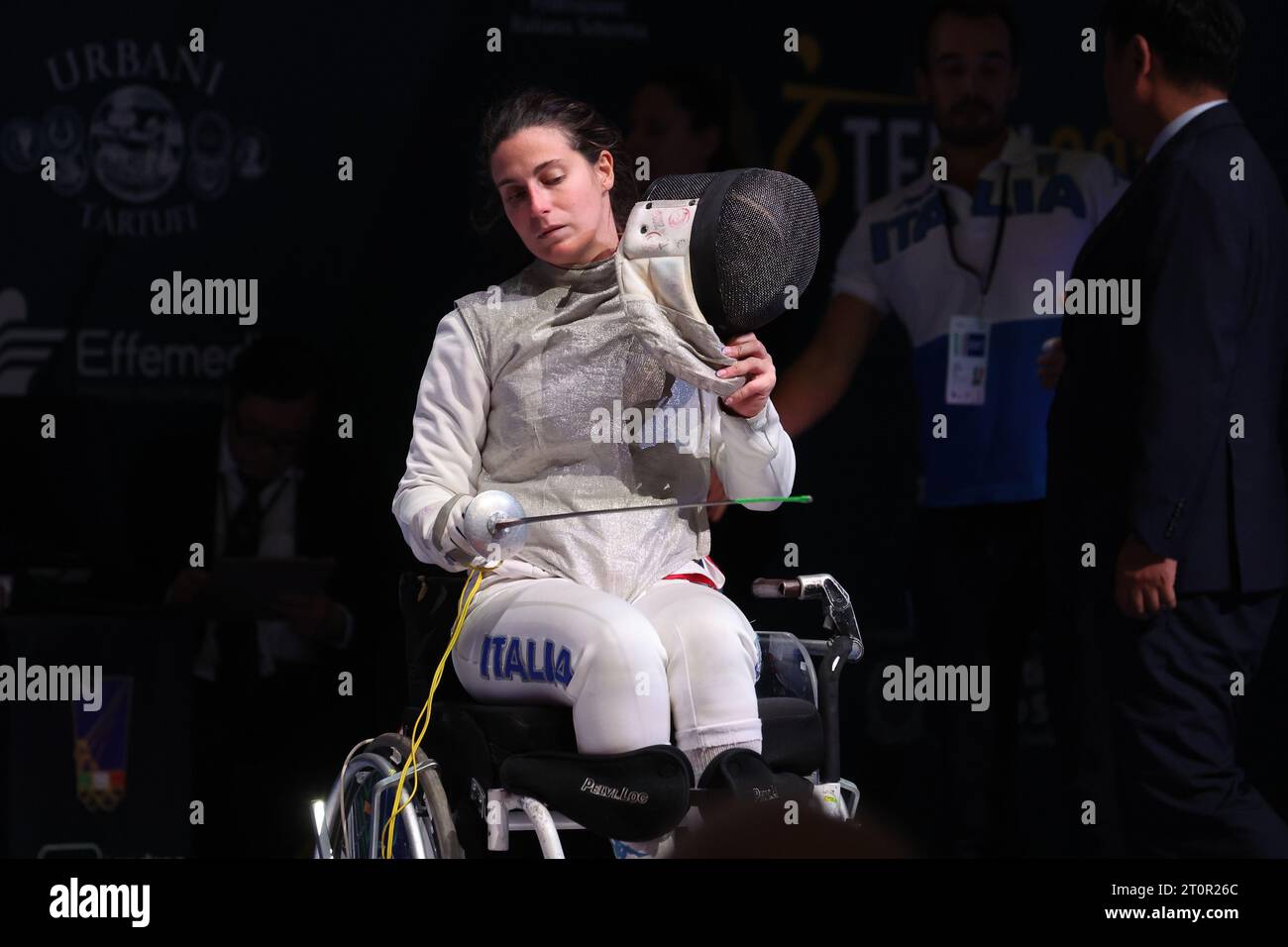 Terni, Italy. 08th Oct, 2023. Alessia Biagini (ITA) vs women's team ...