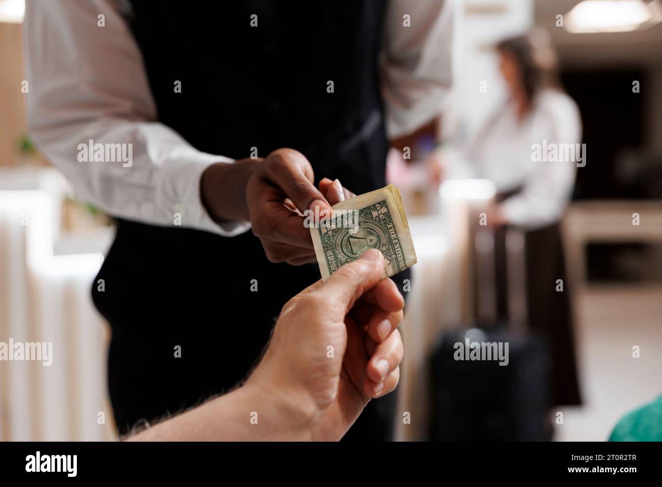 Thanking waiter hi-res stock photography and images - Alamy