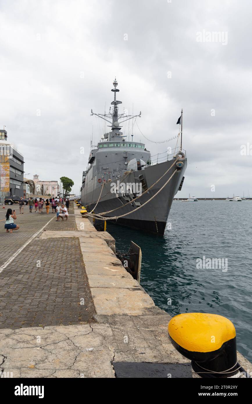 Salvador, Bahia, Brazil - October 08, 2023: Front view of the Brazilian ...