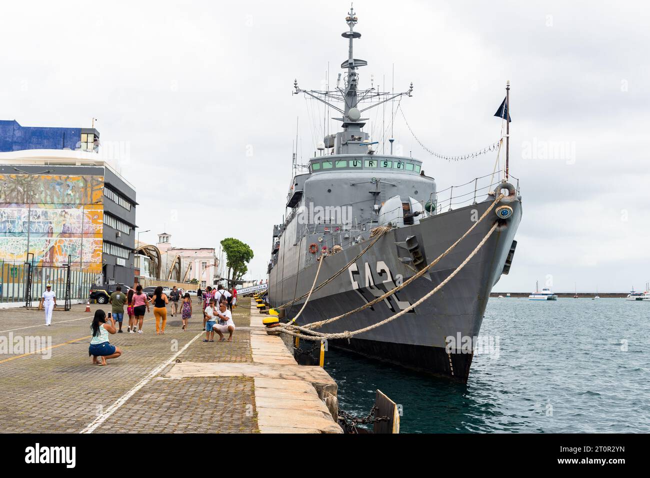 Salvador, Bahia, Brazil - October 08, 2023: Front view of the Brazilian ...