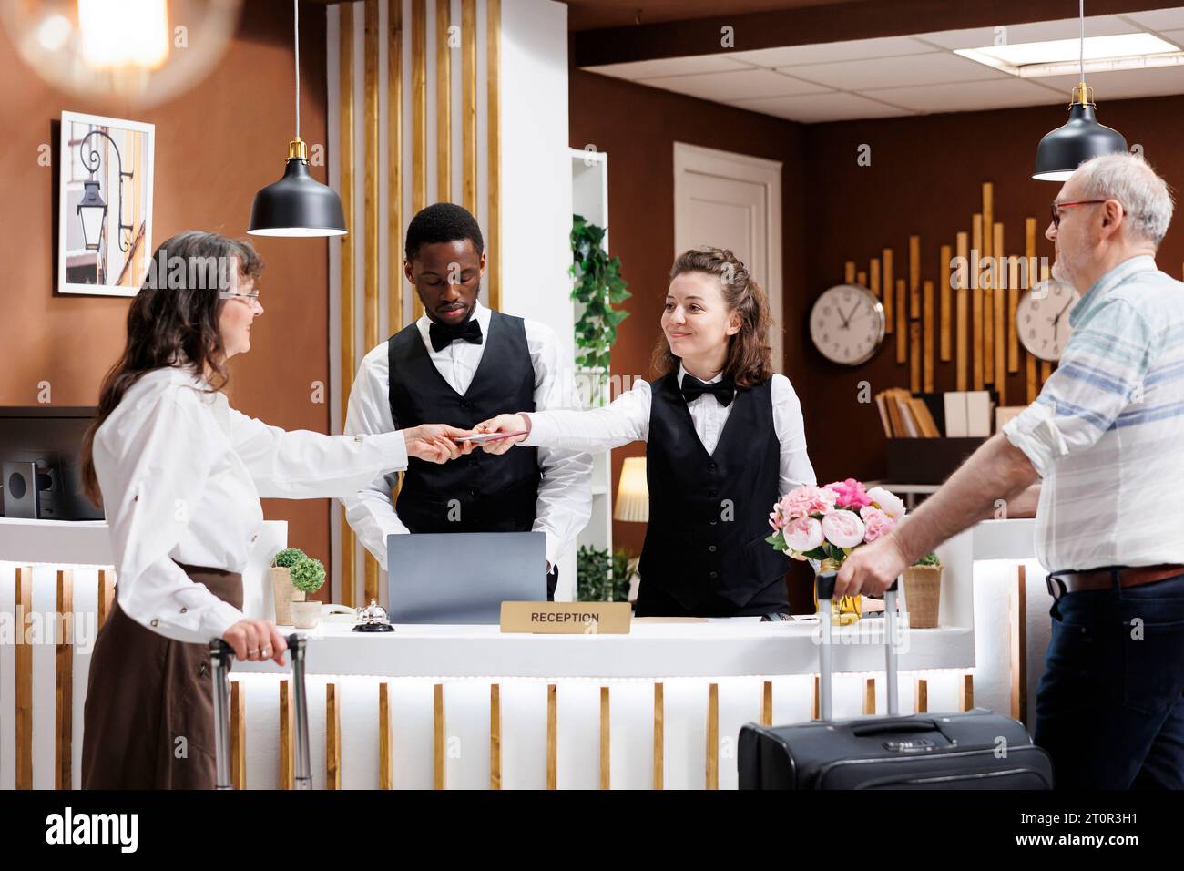 Woman waits in waiting room hi-res stock photography and images - Alamy