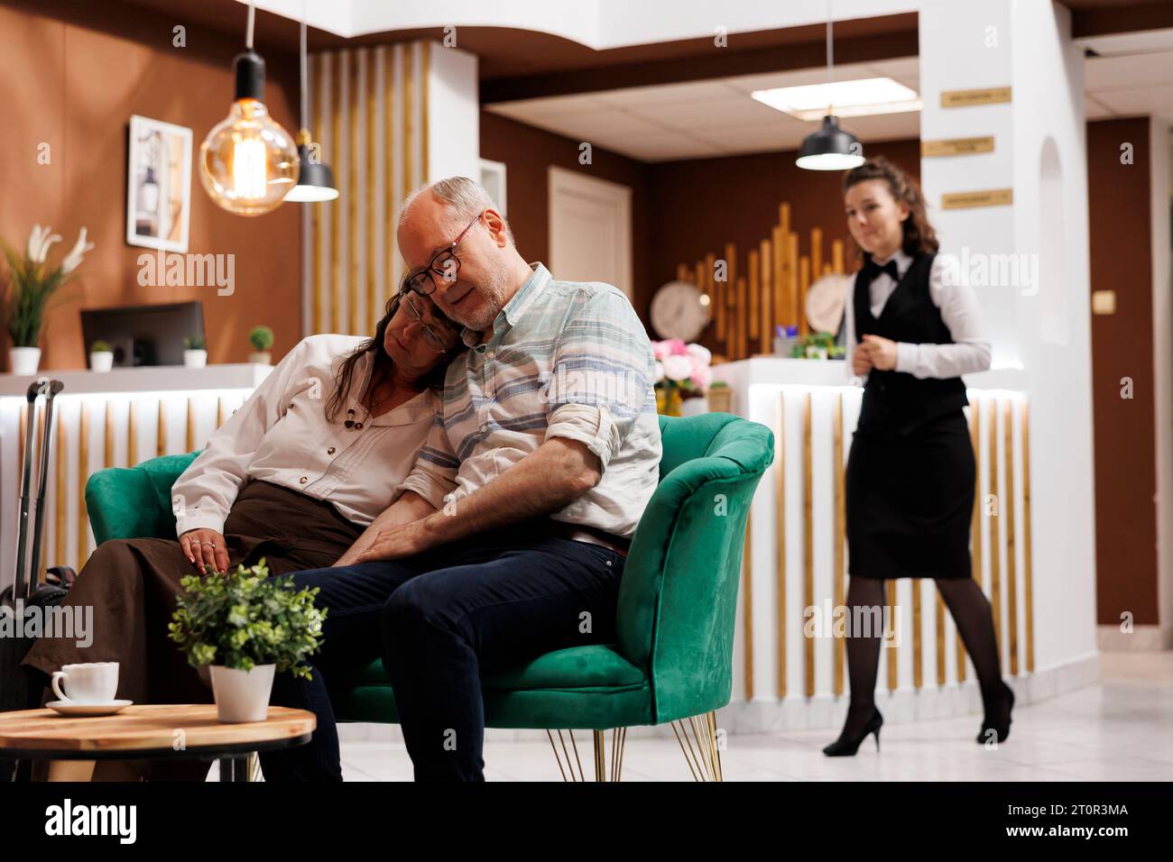 Nice old man waiting hi-res stock photography and images - Alamy