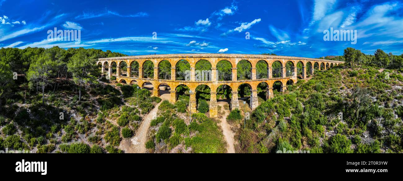 The Ferreres Aqueduct, also known as the Pont del Diable, is an ancient ...
