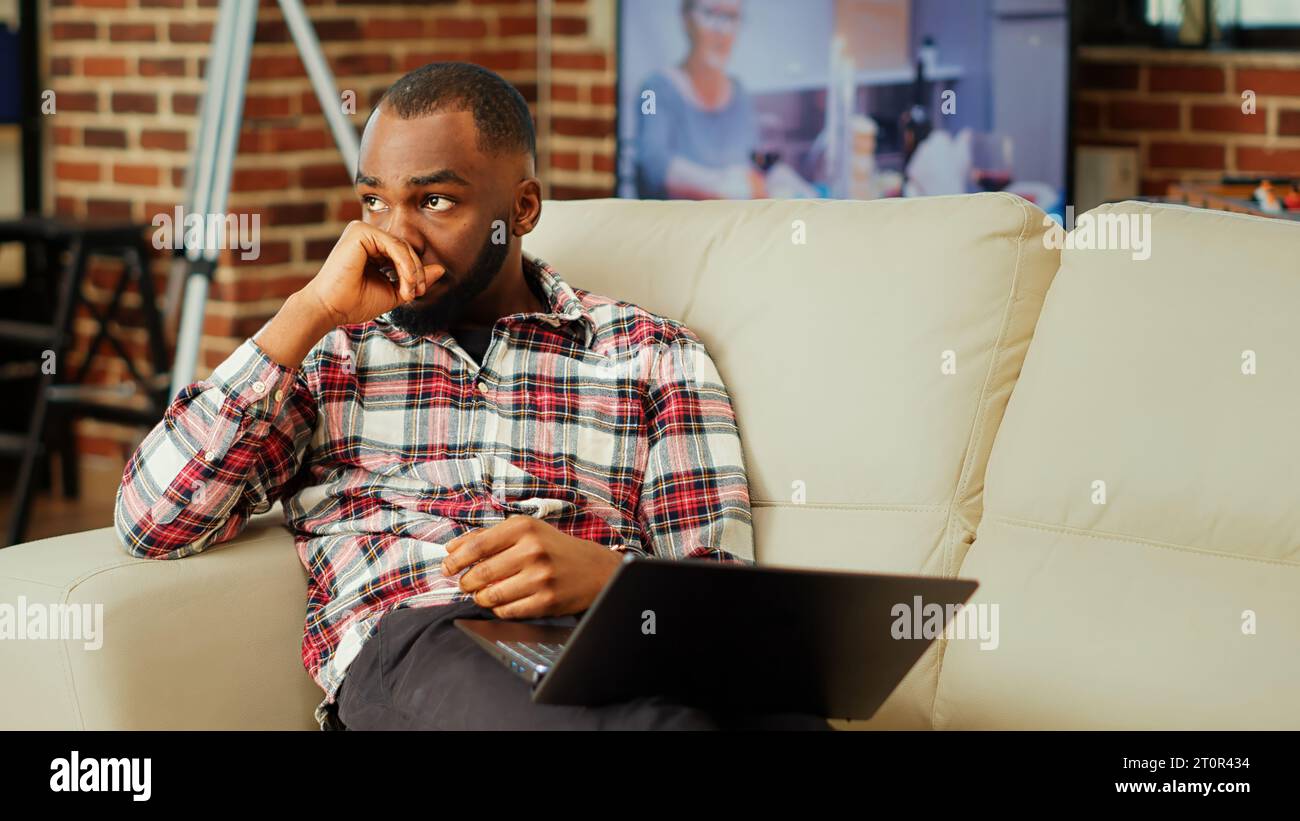 Thinking over project tasks hi-res stock photography and images - Alamy