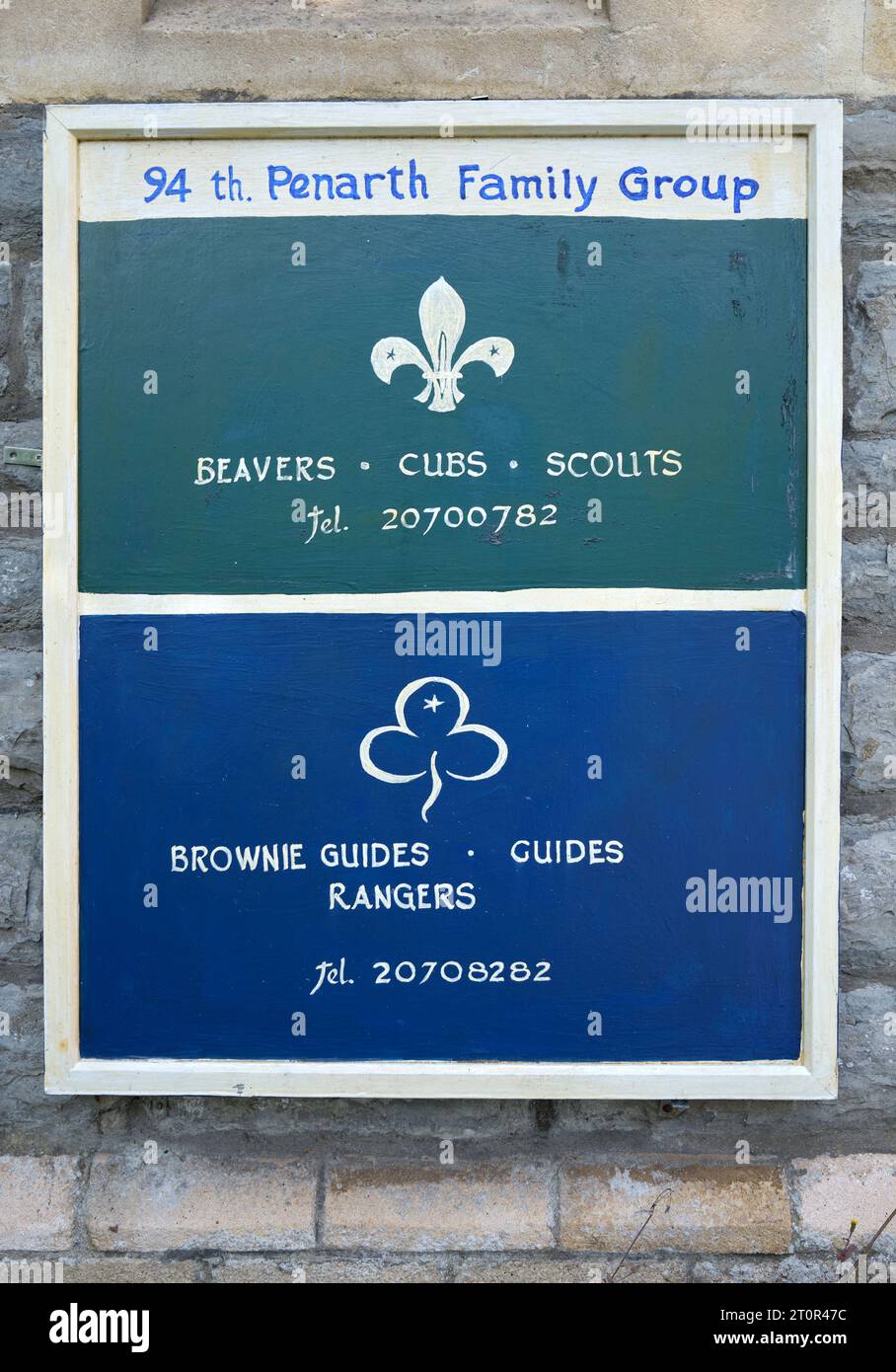 Scout Hall Victoria Road Penarth South Wales UK Stock Photo - Alamy