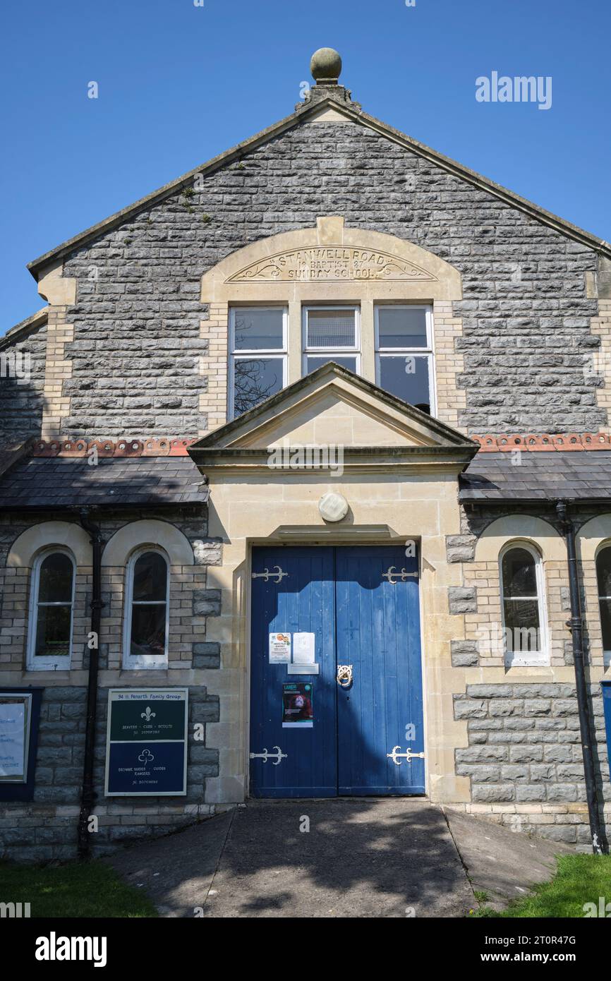 Scout Hall Victoria Road Penarth South Wales UK Stock Photo - Alamy