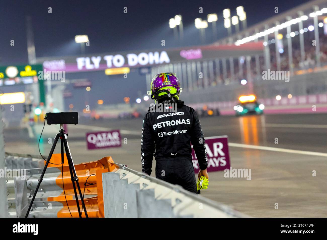 2023 qatar gp start crash hi-res stock photography and images - Alamy