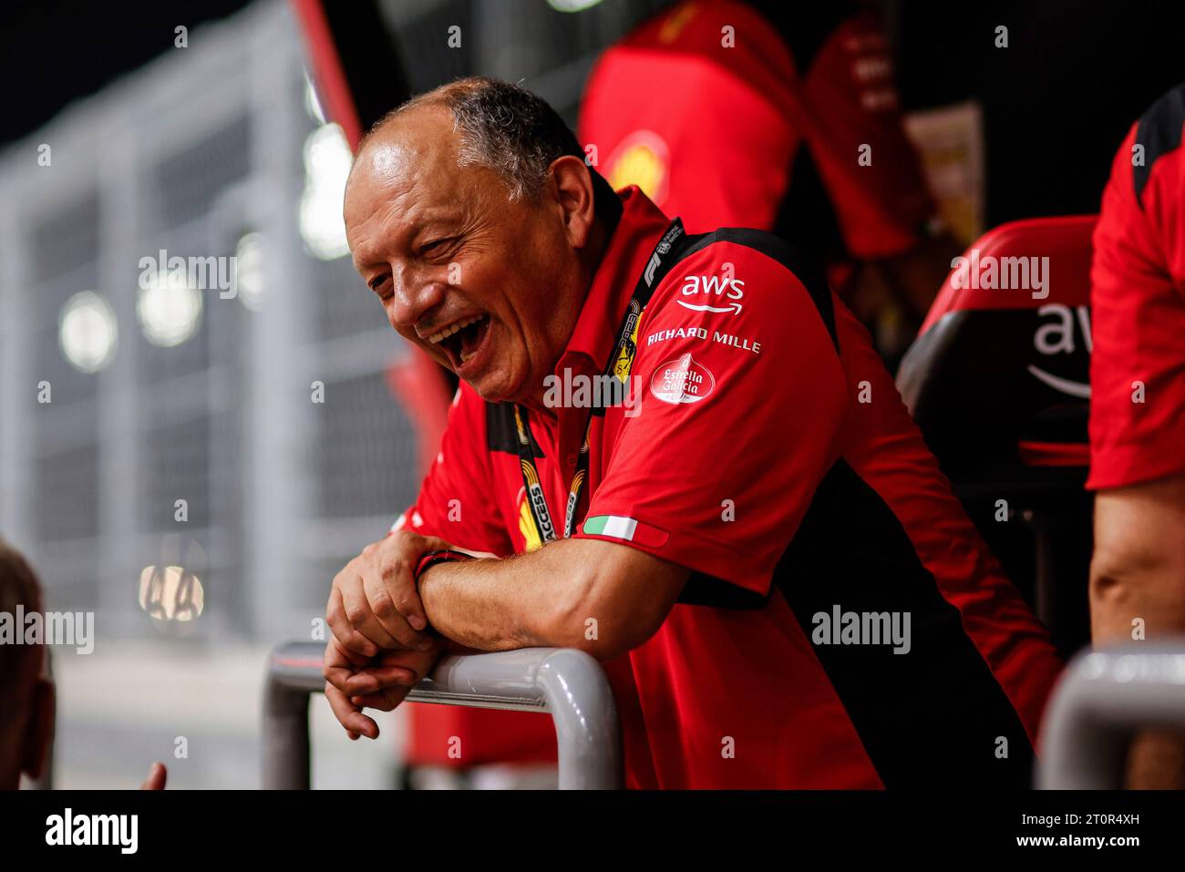 Doha, Qatar. 7th Oct, 2023. Frederic Vasseur (FRA, Scuderia Ferrari ...