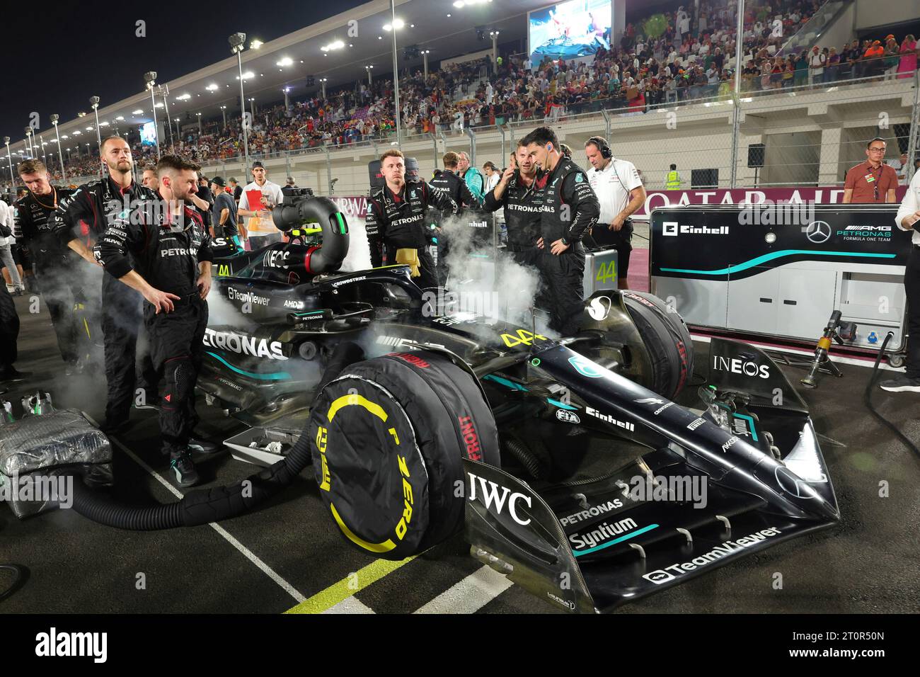 Doha, Qatar. 8th Oct, 2023. Mercedes-AMG Petronas F1 Team, F1 Grand ...