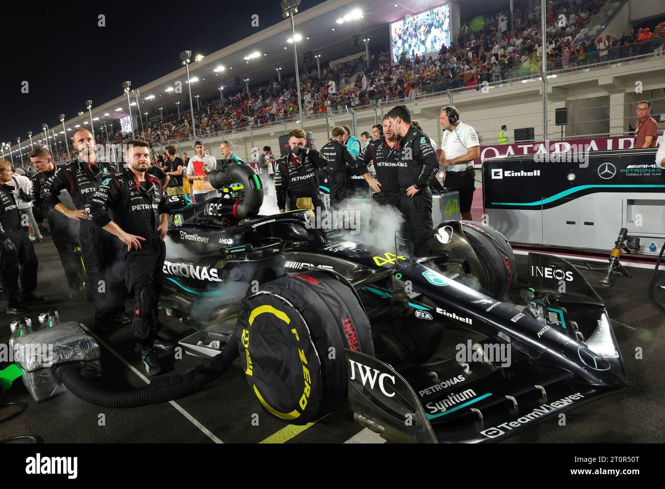 Doha, Qatar. 8th Oct, 2023. Mercedes-AMG Petronas F1 Team, F1 Grand ...