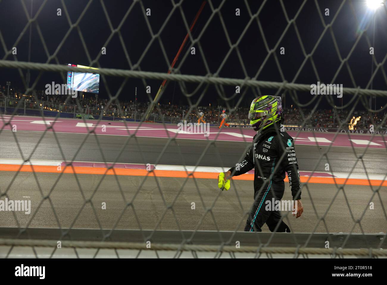 2023 qatar gp start crash hi-res stock photography and images - Alamy