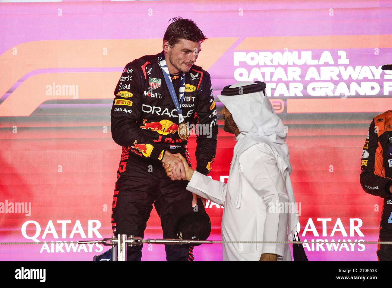 VERSTAPPEN Max (ned), Red Bull Racing RB19, portrait BEN SULAYEM ...