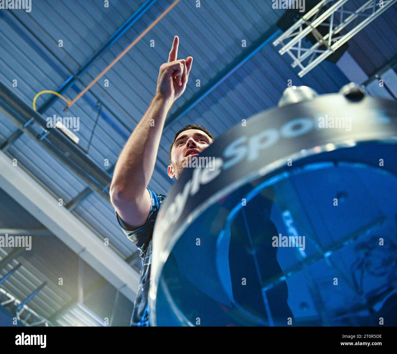 Morningside Arena, Leicester, UK. 8th Oct, 2023. 2023 PDC BoyleSports ...