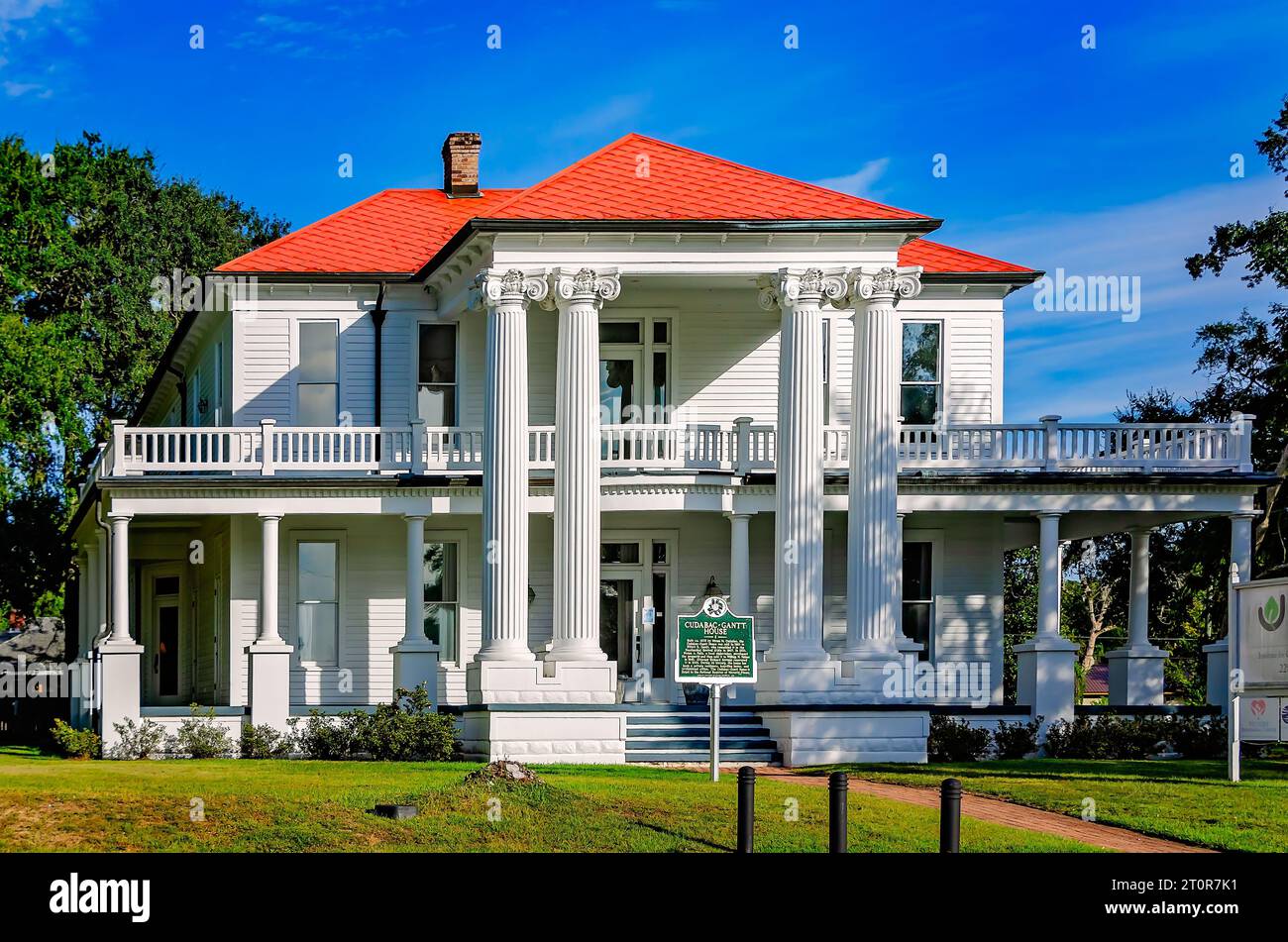 The Cudabac-Gantt House is pictured in Moss Point, Mississippi. The ...