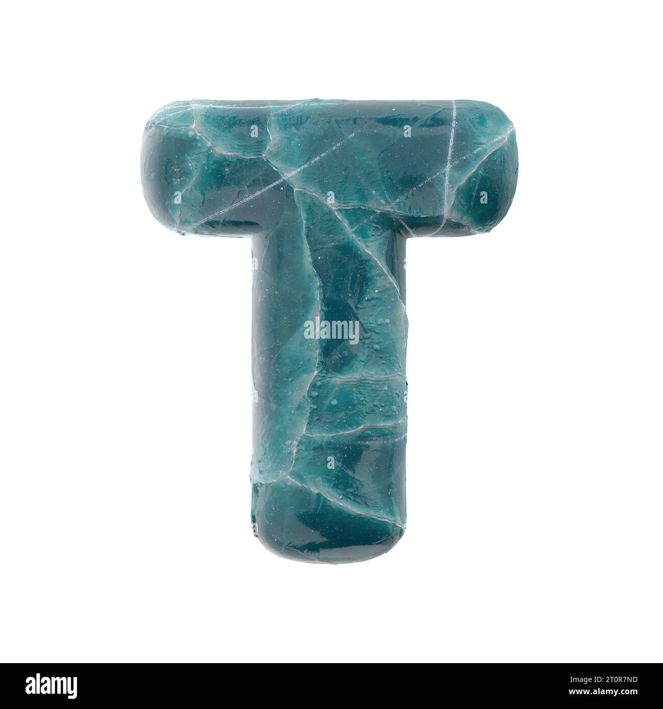 cracked ice letter T - Uppercase 3d frozen font - suitable for Nature ...