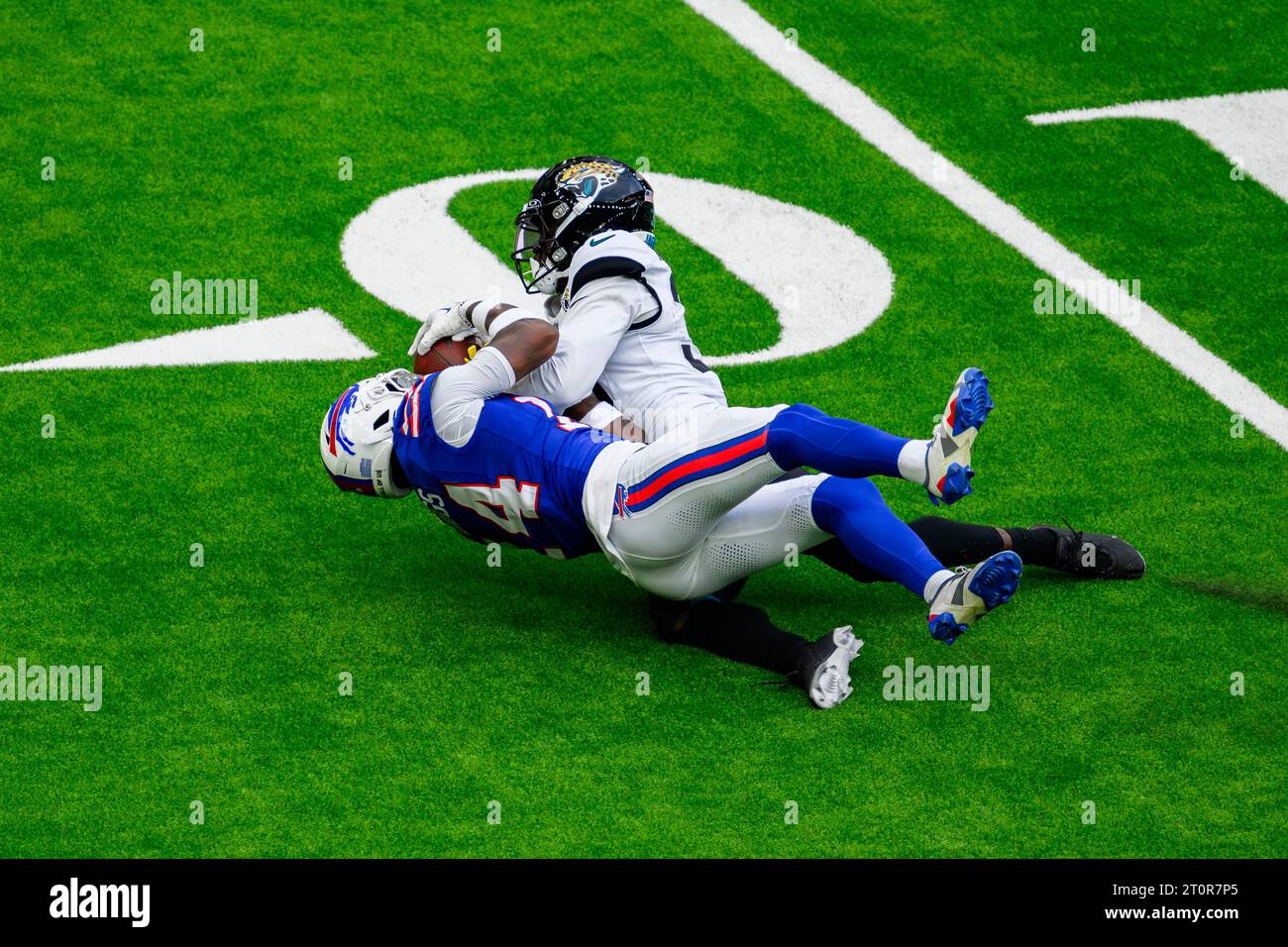 LONDON, UNITED KINGDOM. 08th, Oct 23. Darrious Williams of Jaguars ...