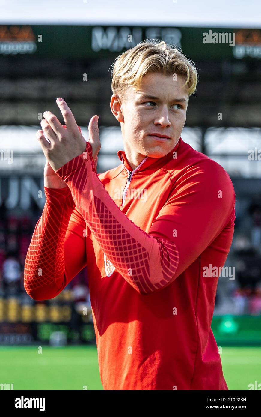 Farum, Denmark. 08th Oct, 2023. Daniel Svensson (27) of FC ...
