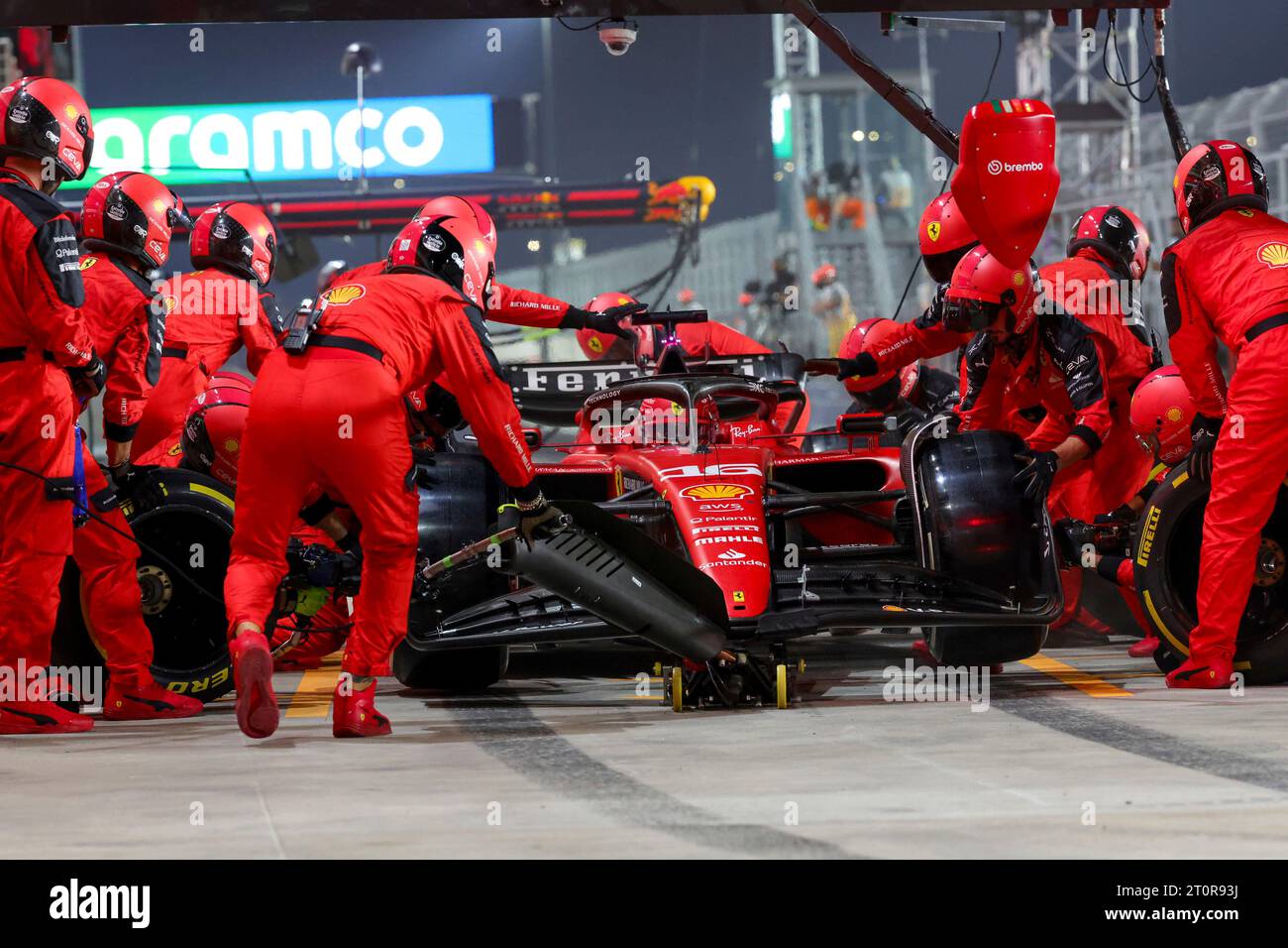 Doha, Qatar. 8th Oct, 2023. #16 Charles Leclerc (MCO, Scuderia Ferrari ...