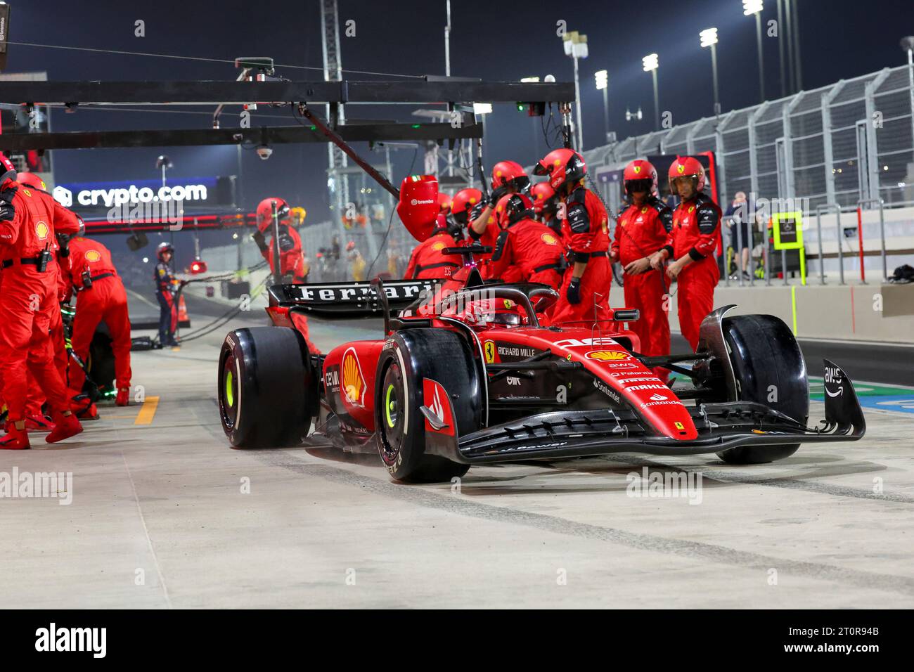 Doha, Qatar. 8th Oct, 2023. #16 Charles Leclerc (MCO, Scuderia Ferrari), F1 Grand Prix of Qatar ...