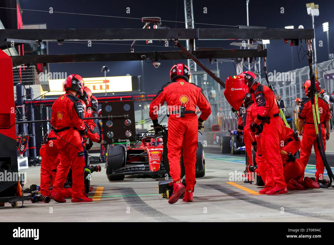 Doha, Qatar. 8th Oct, 2023. #16 Charles Leclerc (MCO, Scuderia Ferrari ...