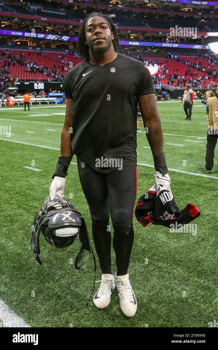 Atlanta, Georgia, USA. 8th Oct, 2023. Atlanta Falcons defensive lineman ...