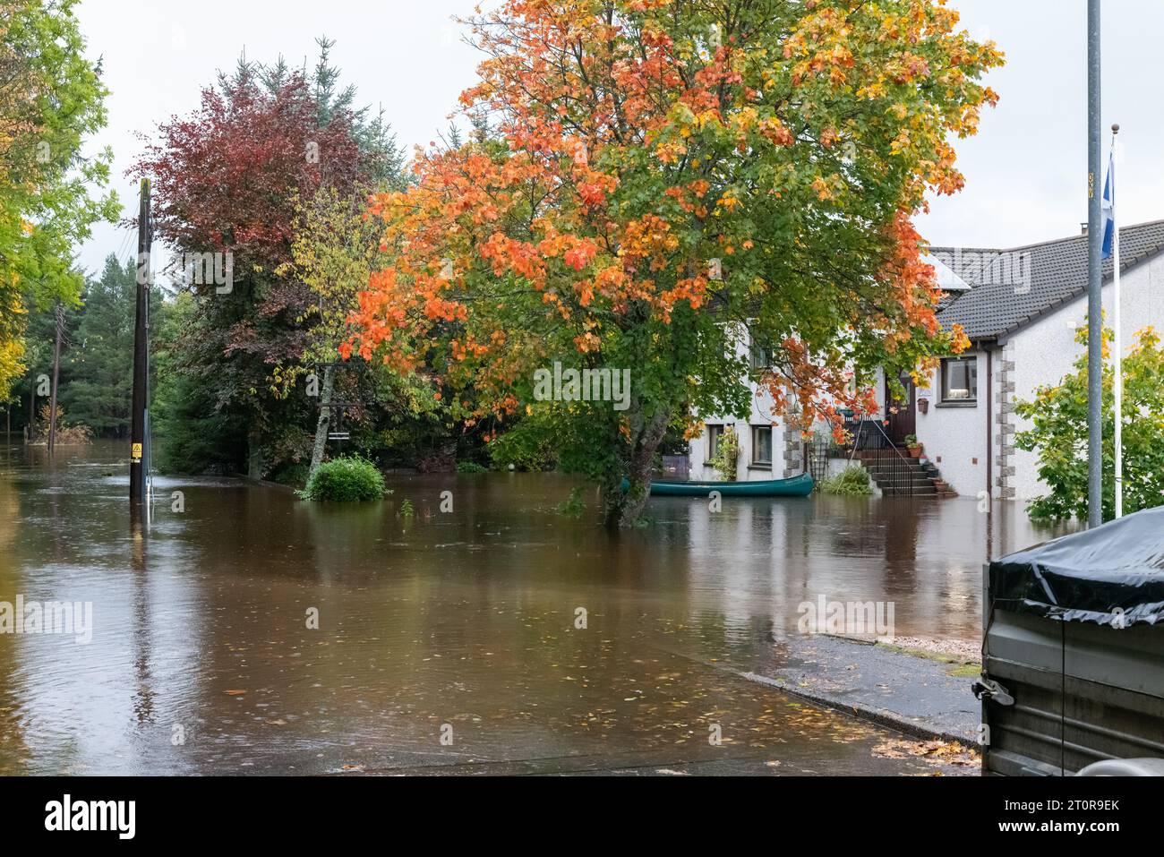 Aviemore area, Highlands and Islands, UK. 8th Oct, 2023. This is scenes ...