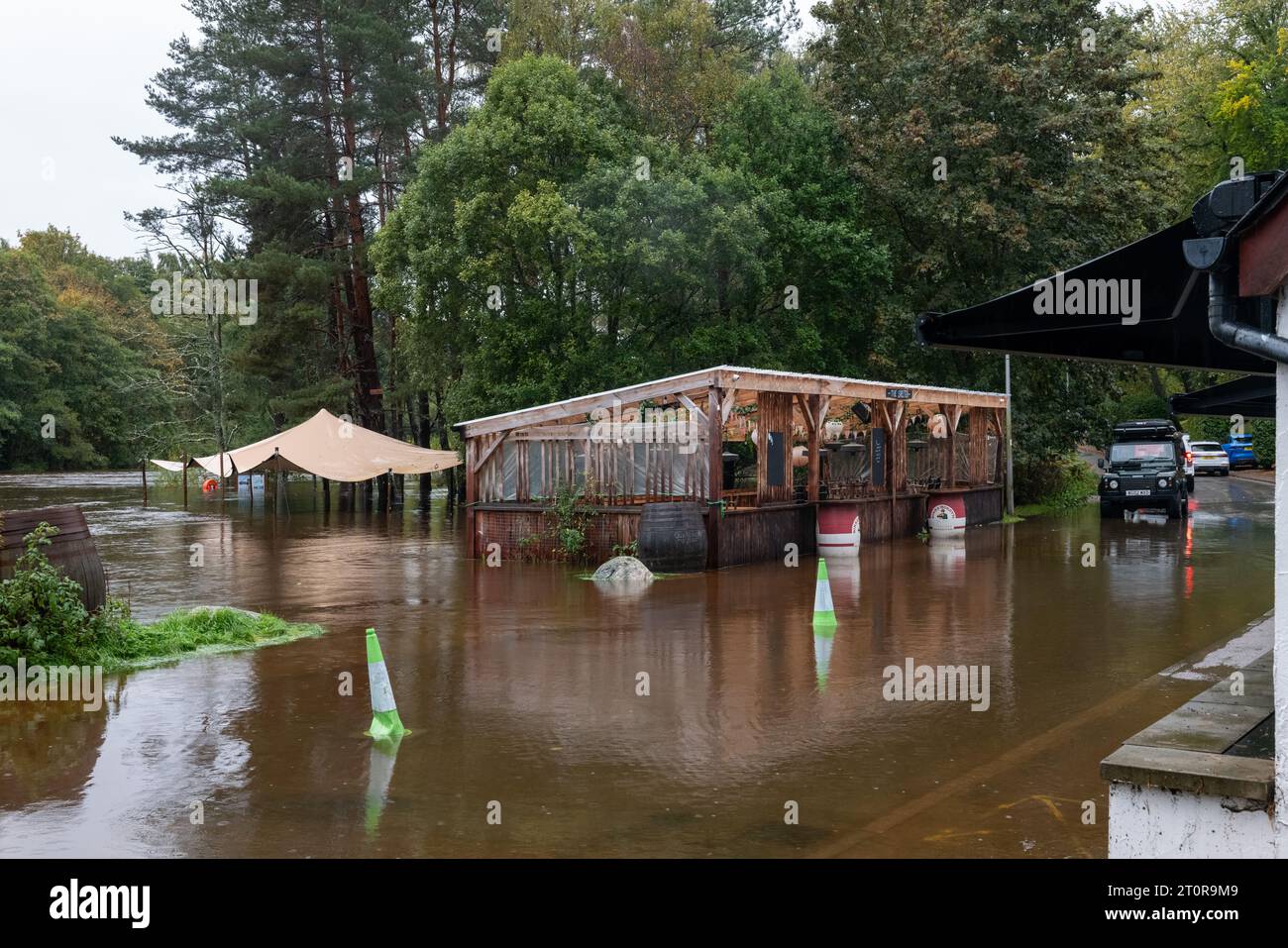Aviemore area, Highlands and Islands, UK. 8th Oct, 2023. This is scenes ...