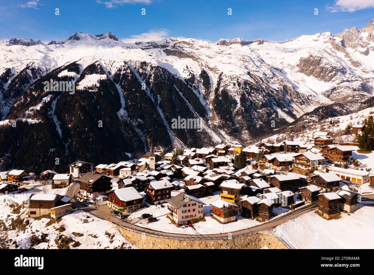 Bellwald village hi-res stock photography and images - Alamy