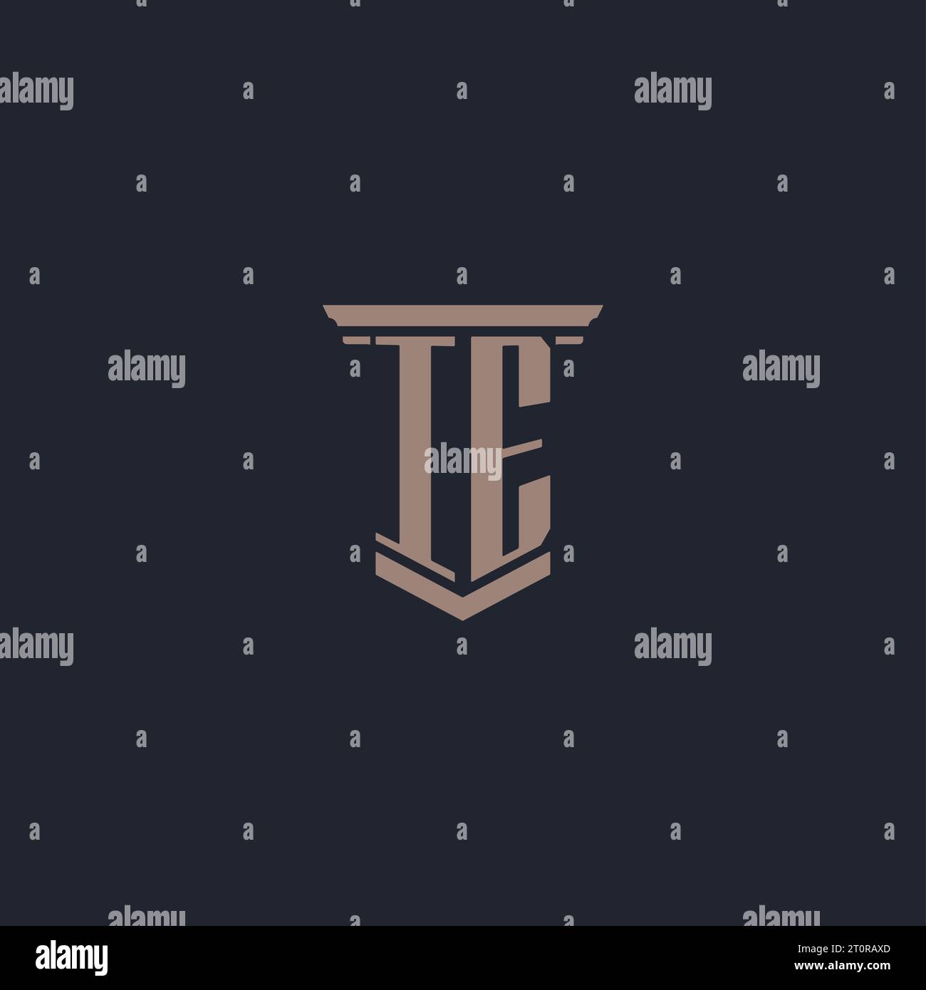 IE initial monogram logo with pillar style design Stock Vector Image & Art - Alamy