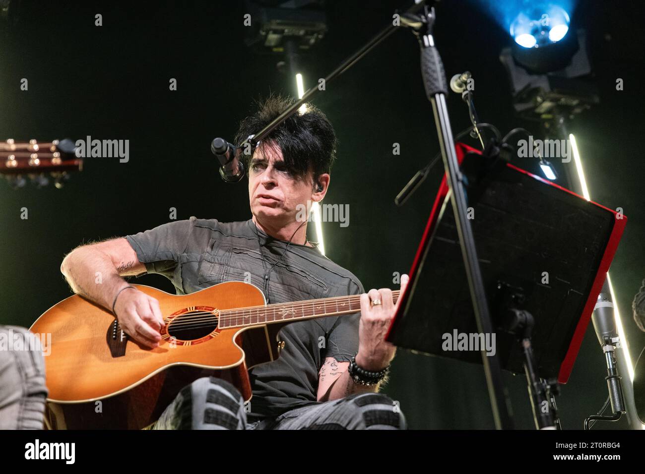Newcastle, UK - Gary Numan performs an acoustic set on the first night ...