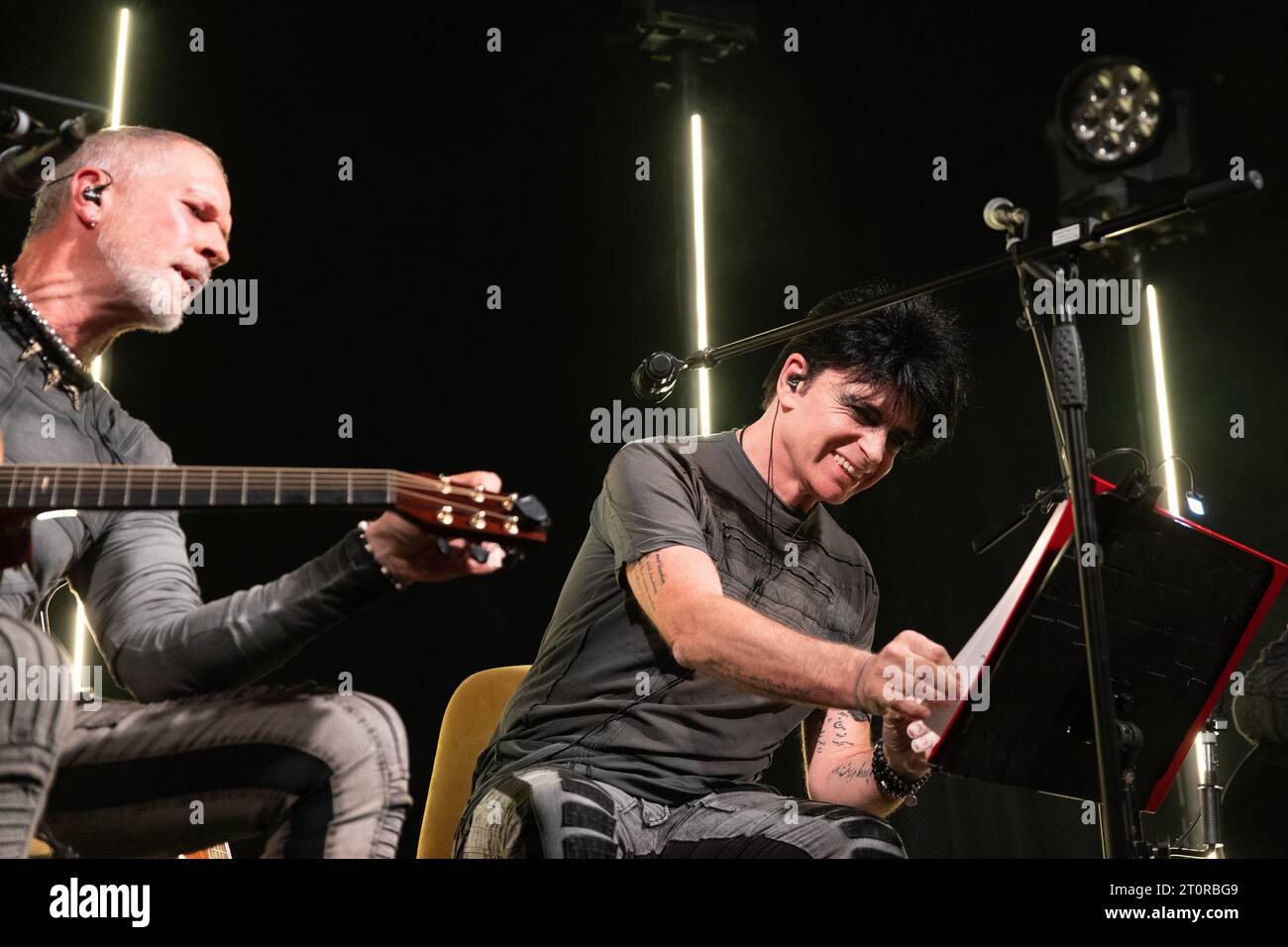 Newcastle, UK - Gary Numan performs an acoustic set on the first night ...