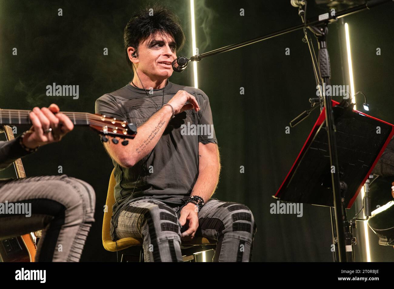 Newcastle, UK - Gary Numan performs an acoustic set on the first night ...