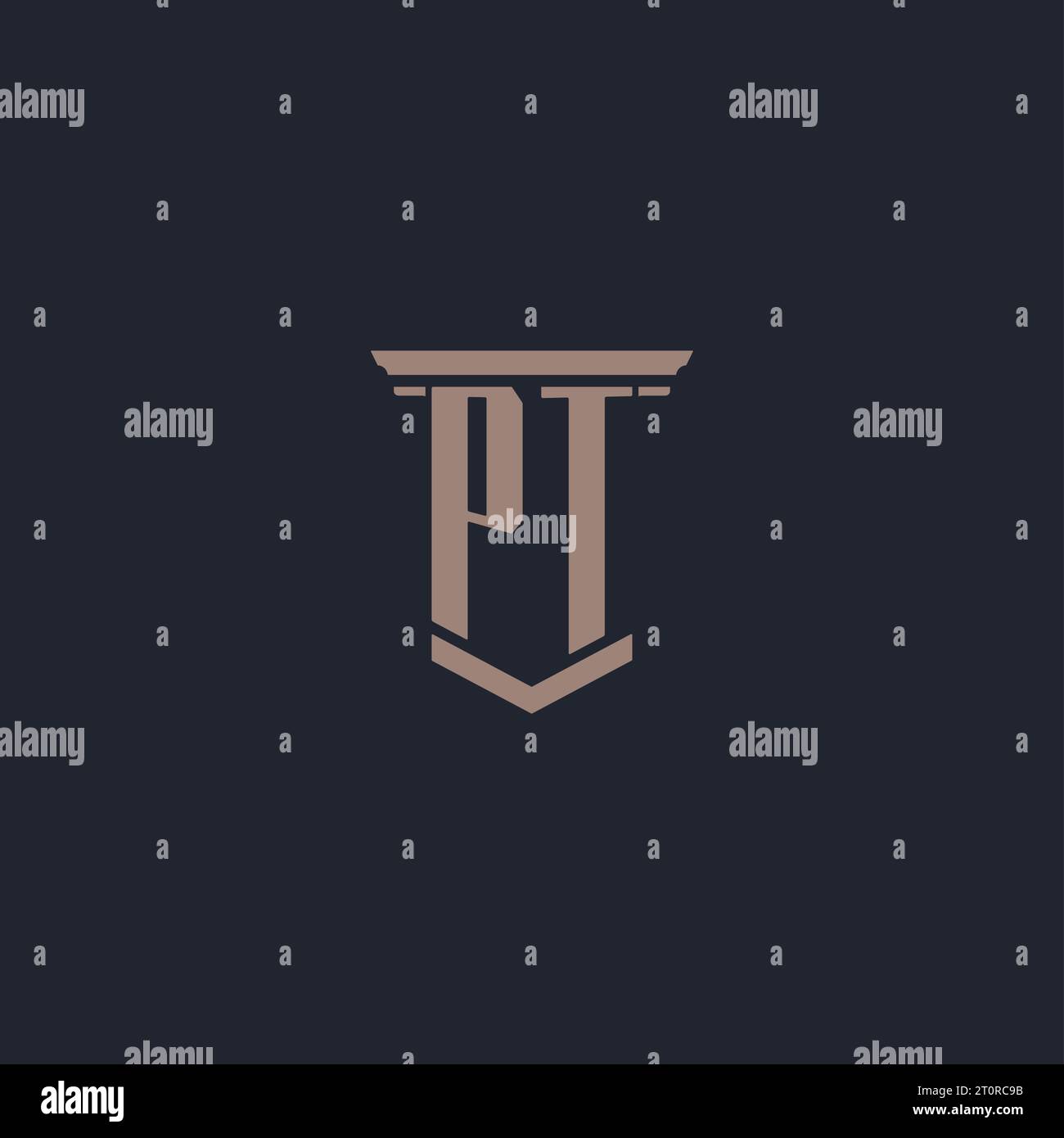 Initial pt logo hi-res stock photography and images - Alamy