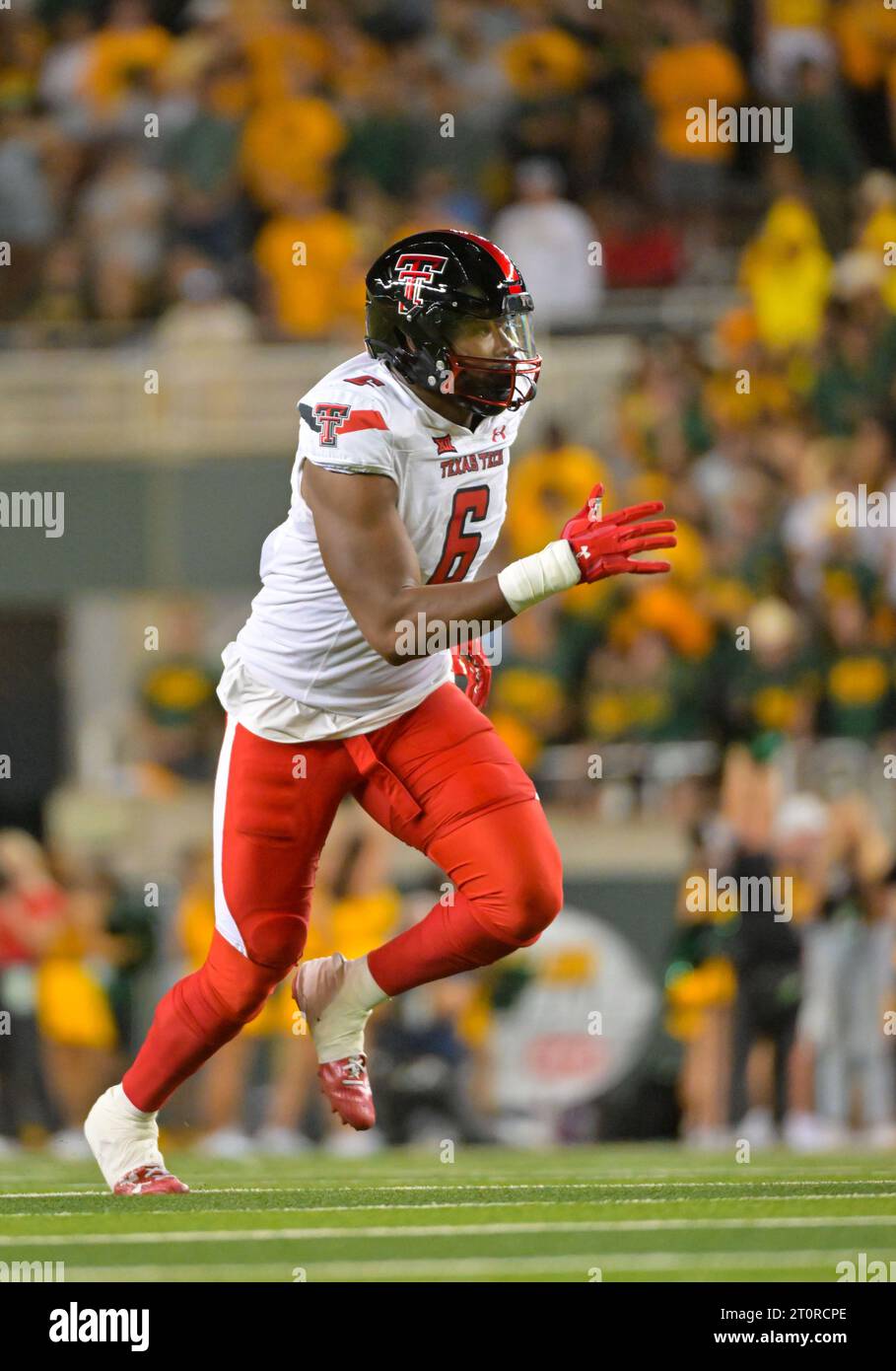 Waco, Texas, USA. 7th Oct, 2023. Texas Tech Red Raiders linebacker ...
