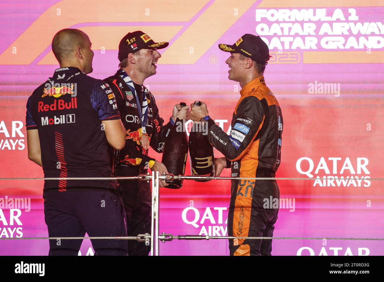 VERSTAPPEN Max (ned), Red Bull Racing RB19, portrait NORRIS Lando (gbr ...