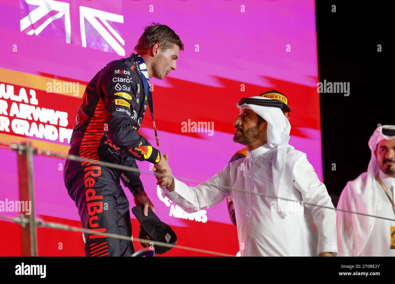 VERSTAPPEN Max (ned), Red Bull Racing RB19, portrait BEN SULAYEM ...