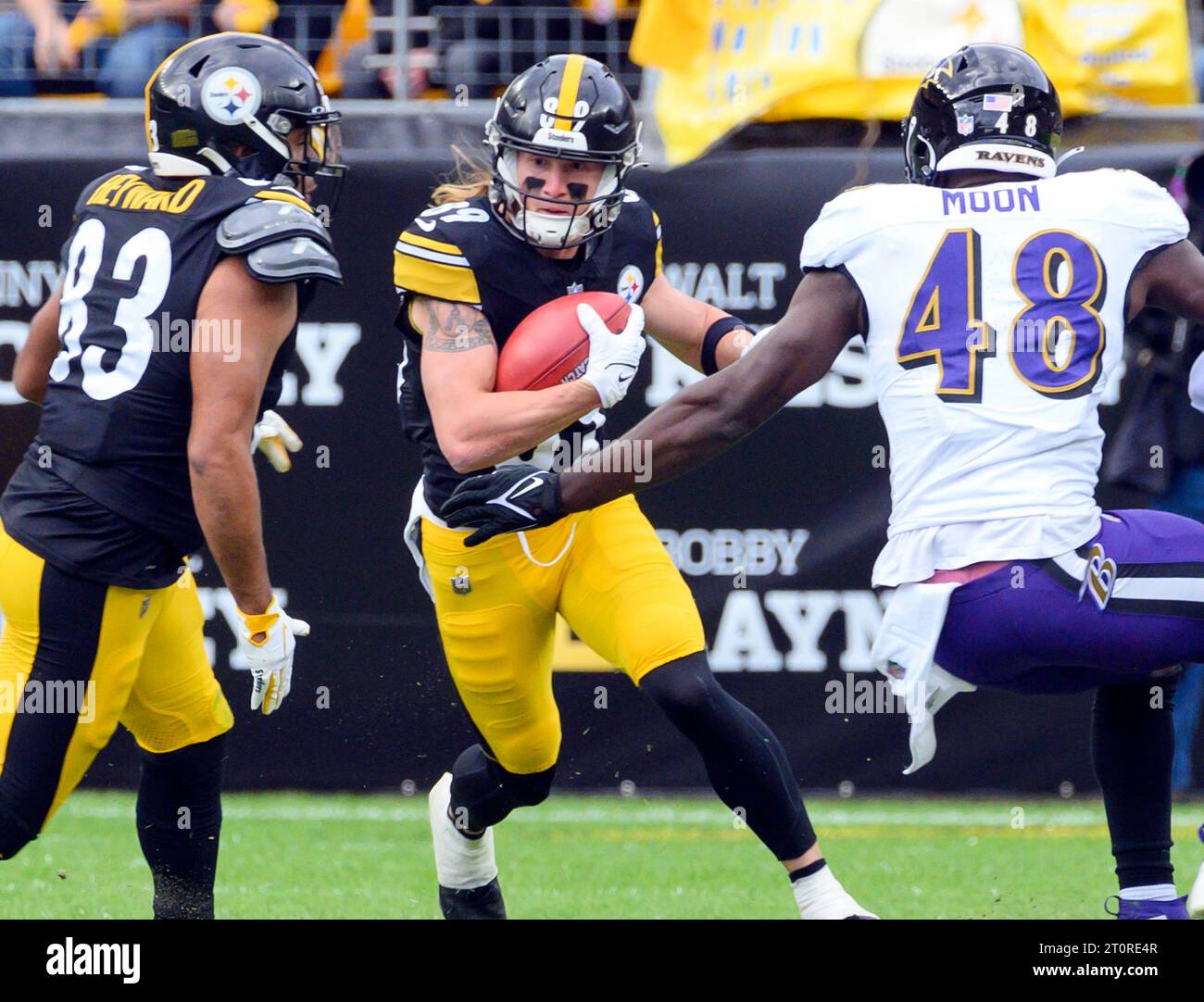Pittsburgh, United States. 08th Oct, 2023. Baltimore Ravens linebacker ...